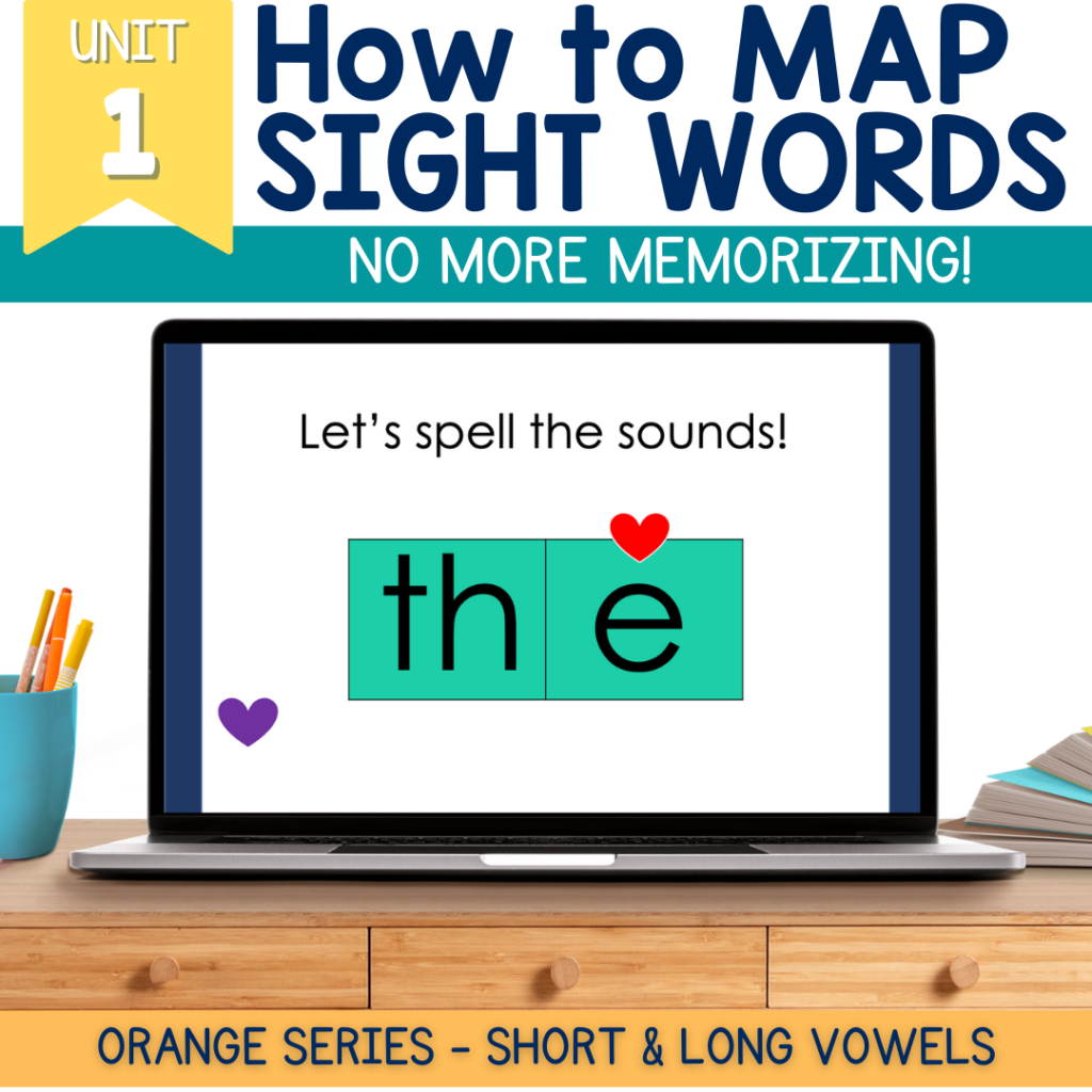 Science of Reading Sight Words - Unit 1 (Includes Heart Words ...