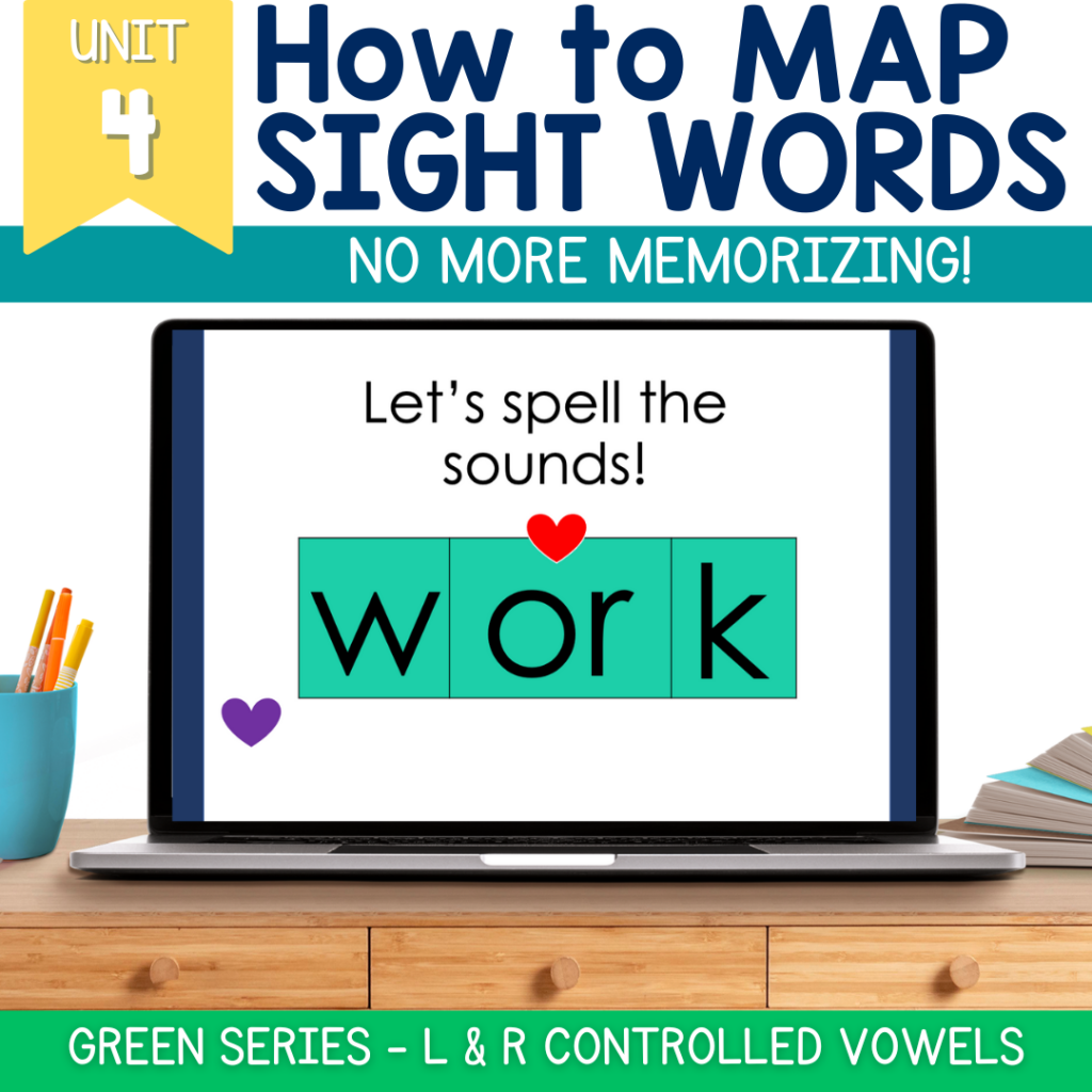 Science of Reading Sight Words - Unit 4 (Includes Heart Words ...