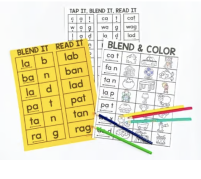 Successive Blending CVC Words - Droppin Knowledge