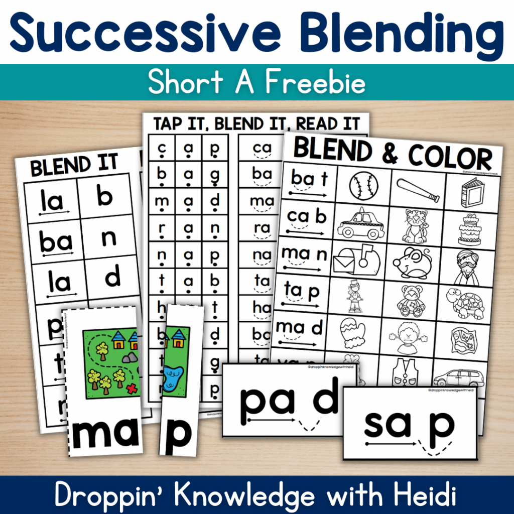 Successive Blending - Short A Words - Droppin Knowledge