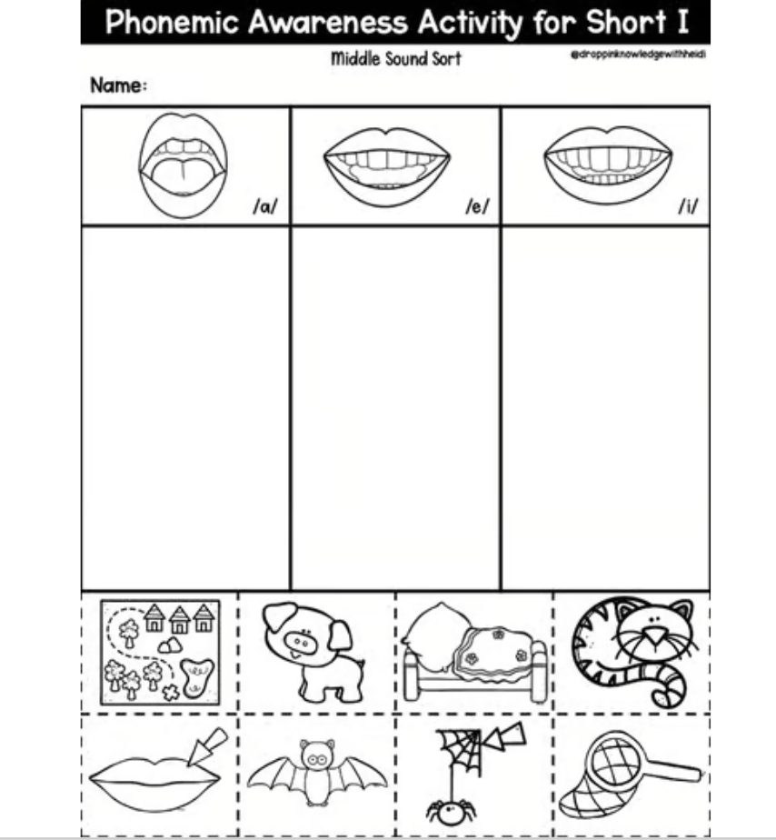 Lessons & Activities to Link Phonemic Awareness to Phonics! - SHORT ...