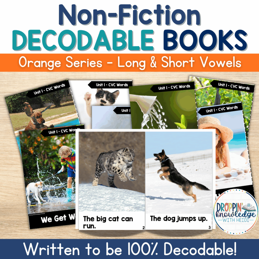 8 Non-Fiction SEASONAL Books – Decodable Adventure Series - CVC Words ...