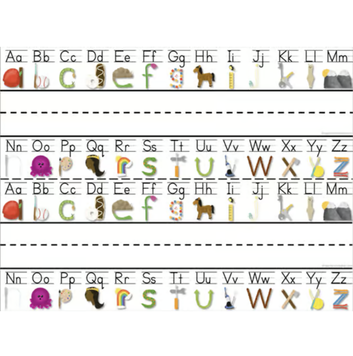 Alphabet Name Tags with Embedded Mnemonics - Droppin Knowledge