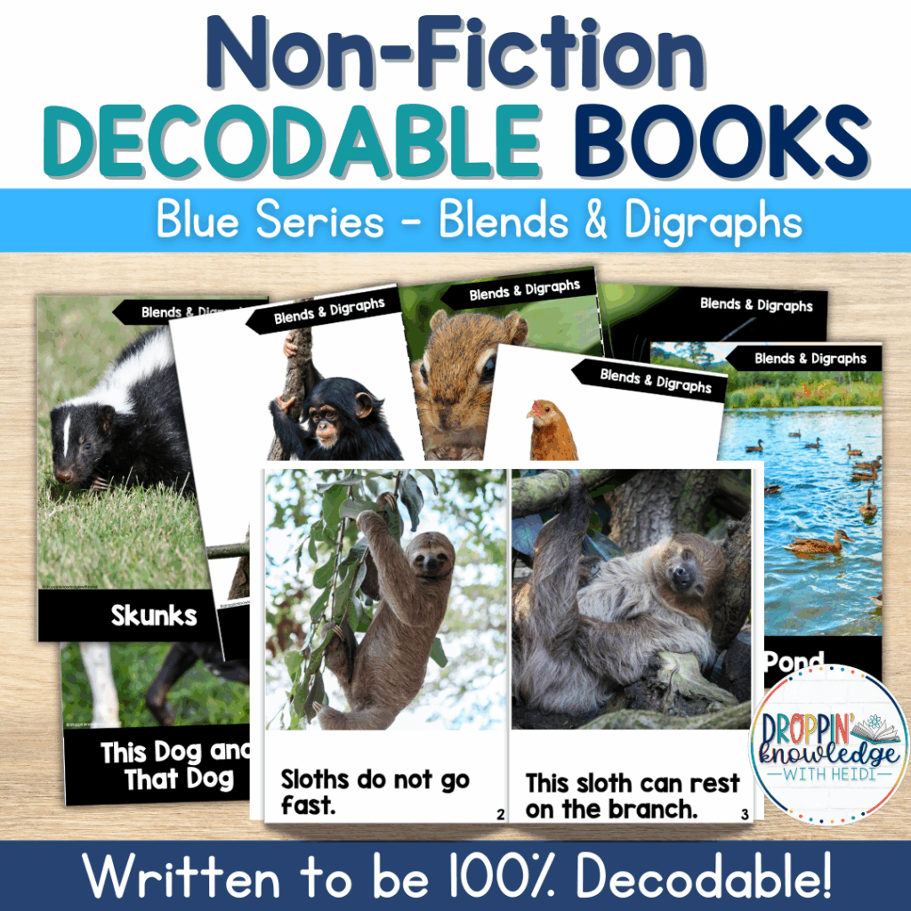 8 Non-Fiction ANIMAL Books - Decodable Adventure Series - Blends ...