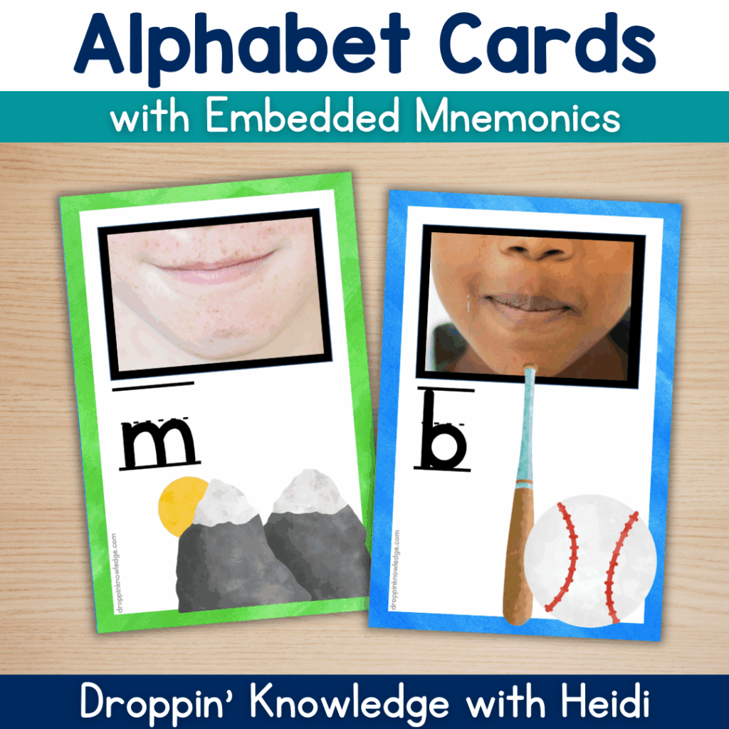 Alphabet Articulation Cards with Embedded Mnemonics - Droppin Knowledge