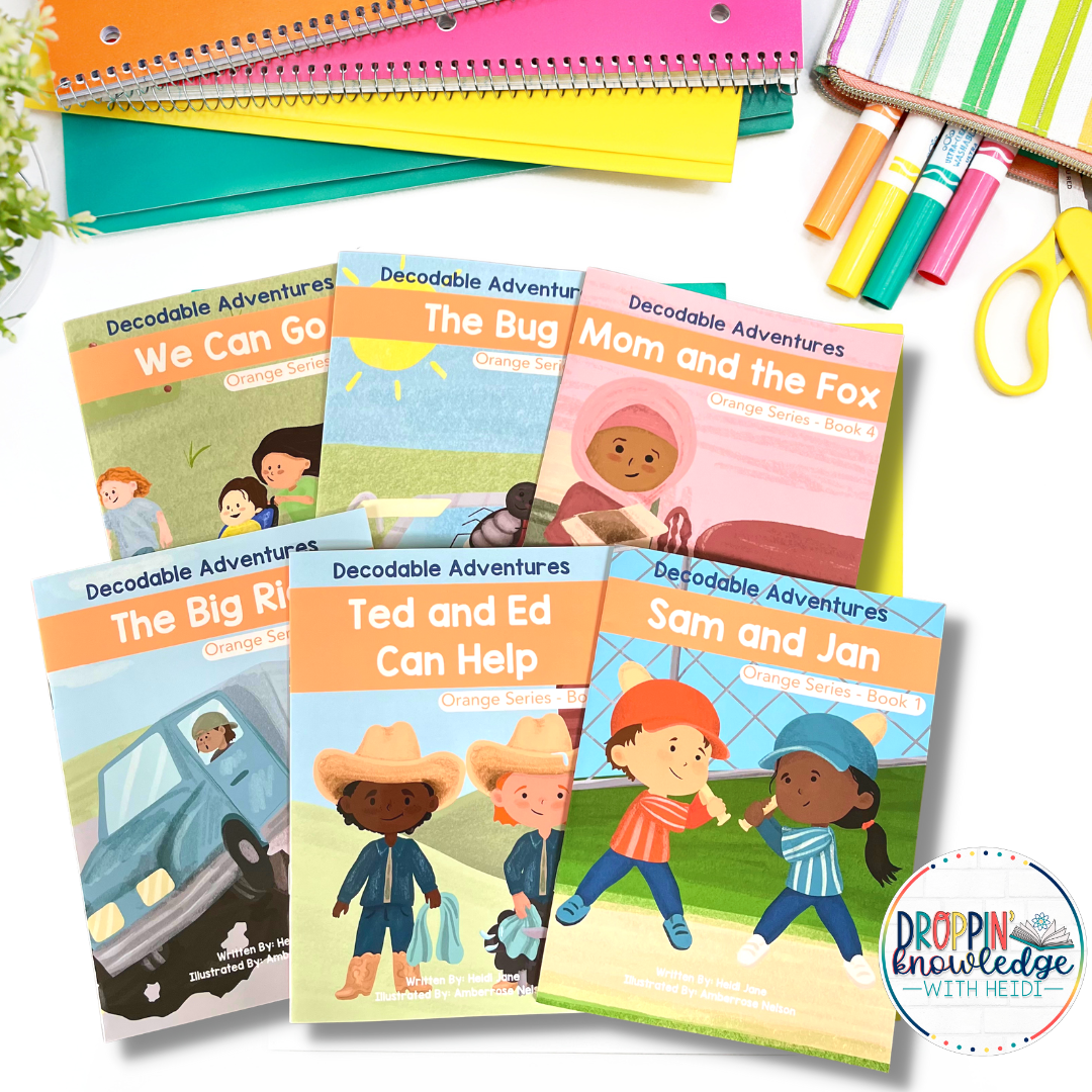 Decodable Adventure Series - 100% Decodable Books - Droppin Knowledge