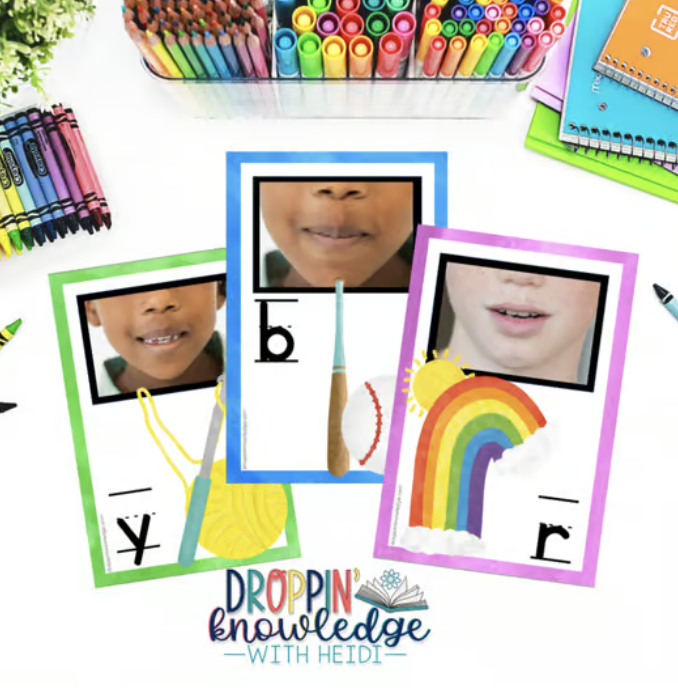 Alphabet Articulation Cards with Embedded Mnemonics - Droppin Knowledge