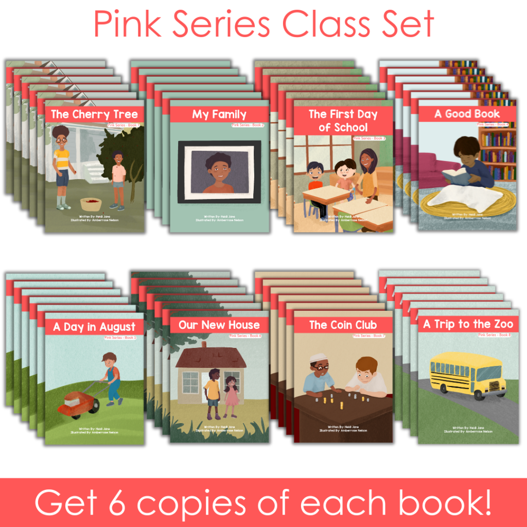 Decodable Adventure Series - Pink Class Set - Diphthongs, Tricky Y, and ...