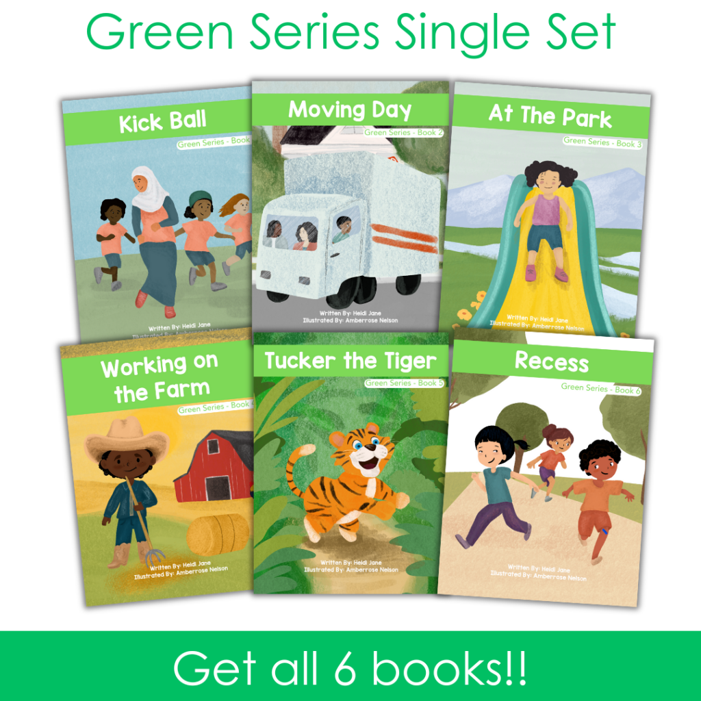 Decodable Adventure Series - Green Set - L & R Controlled Vowels