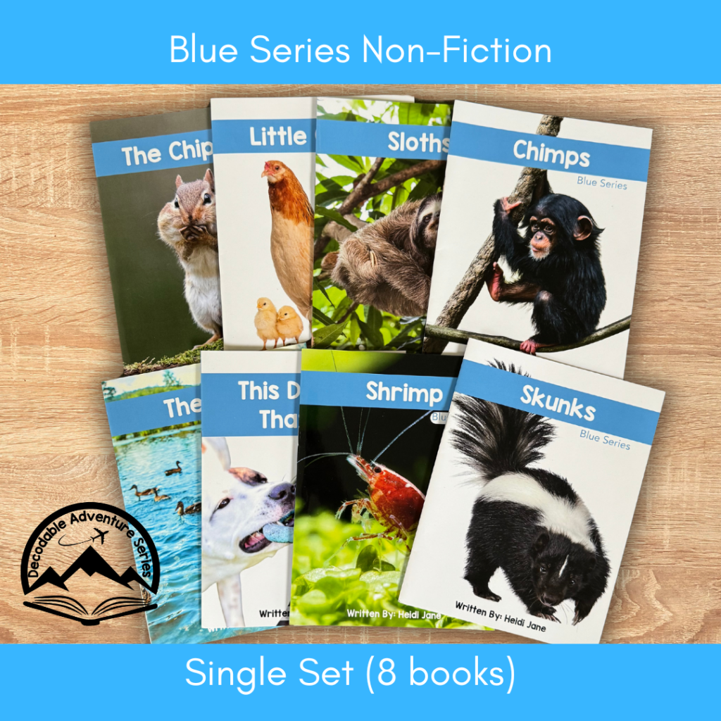 Decodable Adventure Series - Blue Non-Fiction Single Set - Blends ...