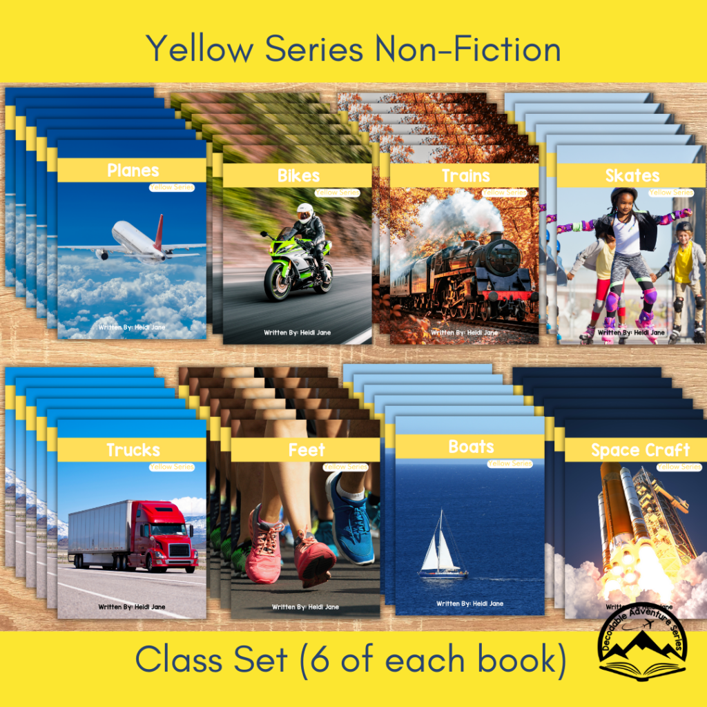 Decodable Adventure Series - Yellow Non-Fiction Class Set - CVCE ...