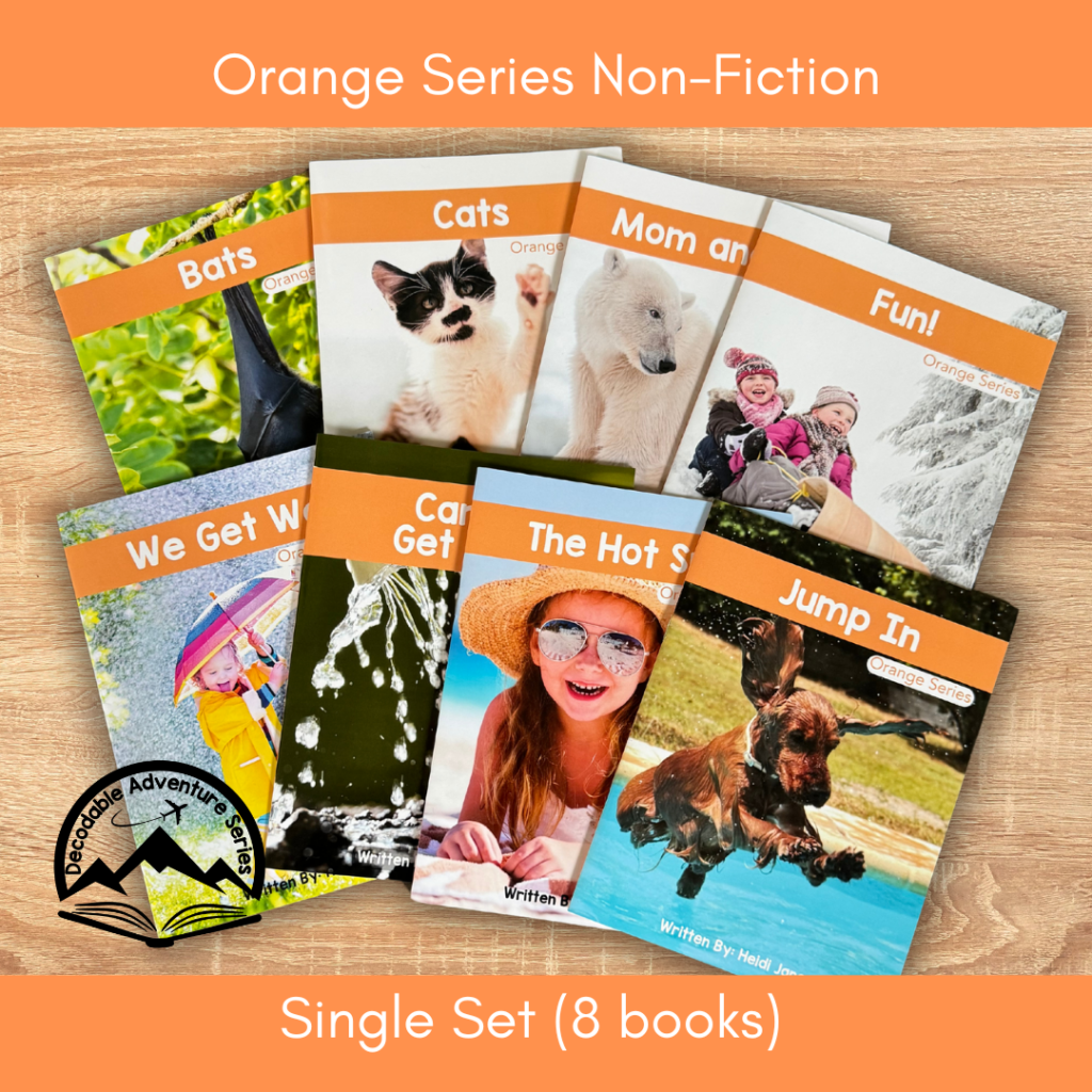 Decodable Adventure Series - Orange Non-Fiction Single Set - CVC Words