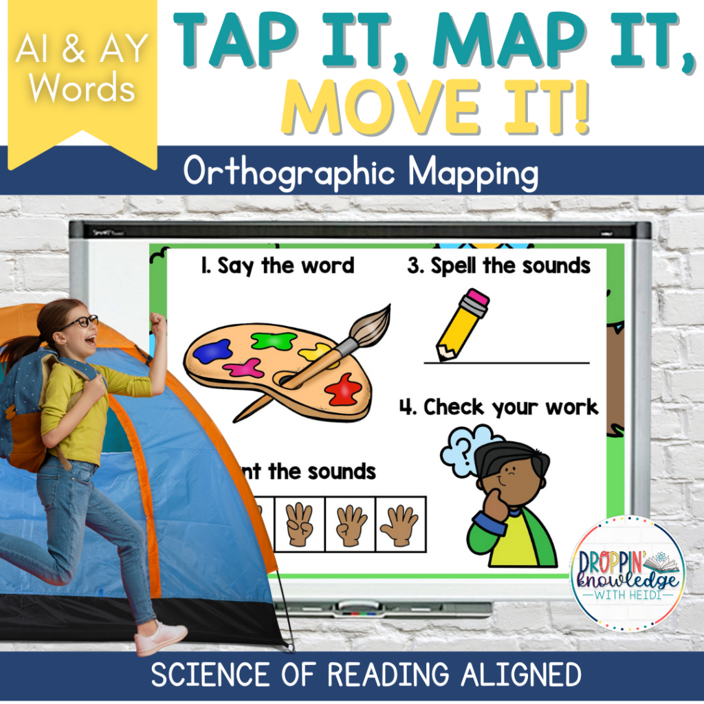 Tap It, Map It, Move It - Word Mapping AI & AY Vowel Teams with ...