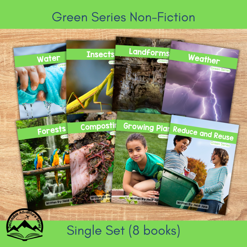 Decodable Adventure Series - Green Non-Fiction Single Set - Vowel R ...