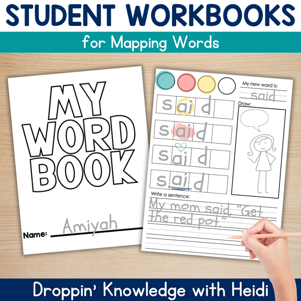 Heart Word Orthographic Mapping Books - Droppin Knowledge