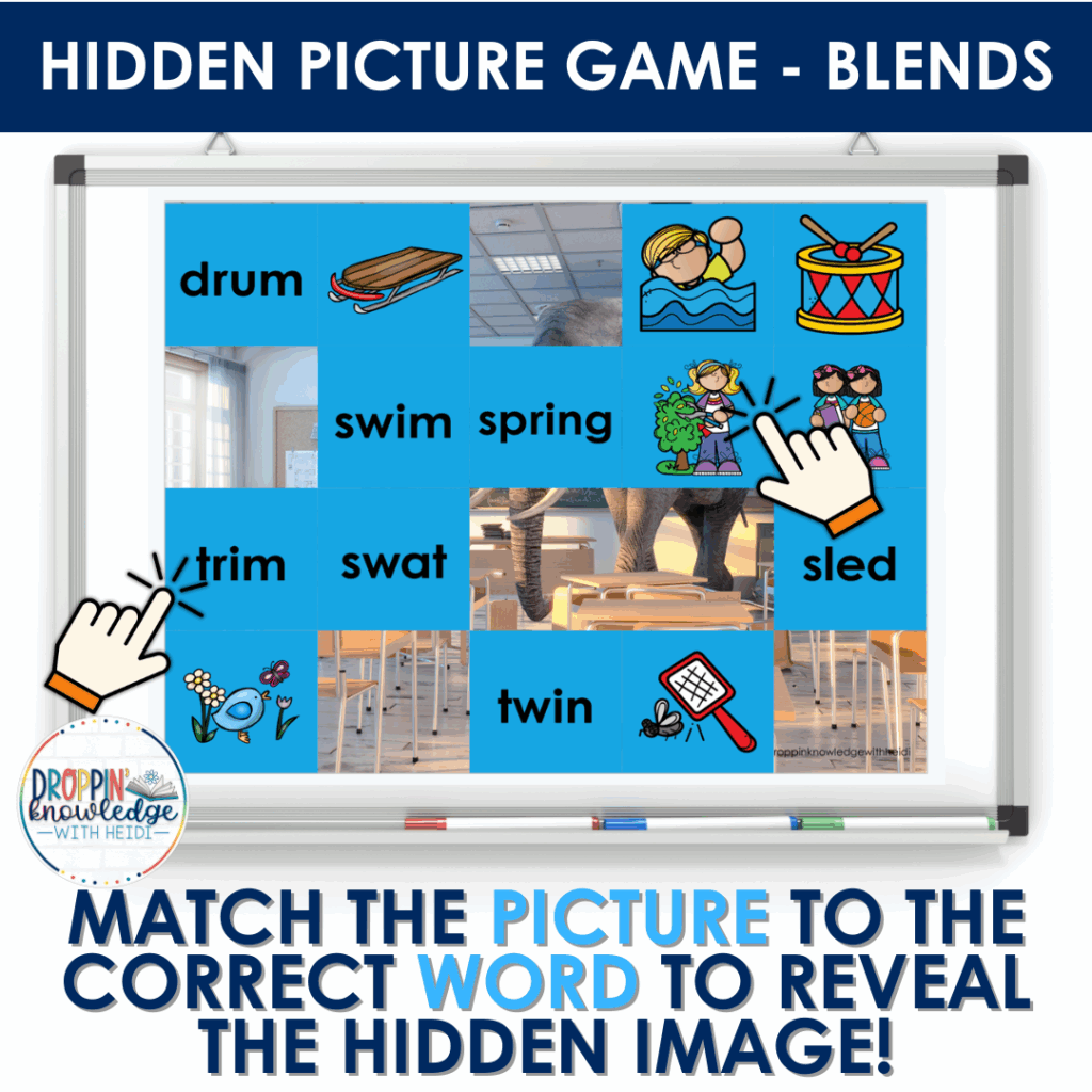 Hidden Picture Game - Blends - Droppin Knowledge